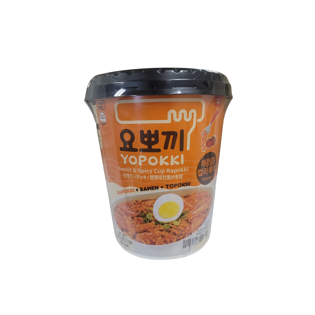 Yopokki Korean Sweet & Spicy Rapokki Ramen Toppoki 5.1 Oz – Aneka Market