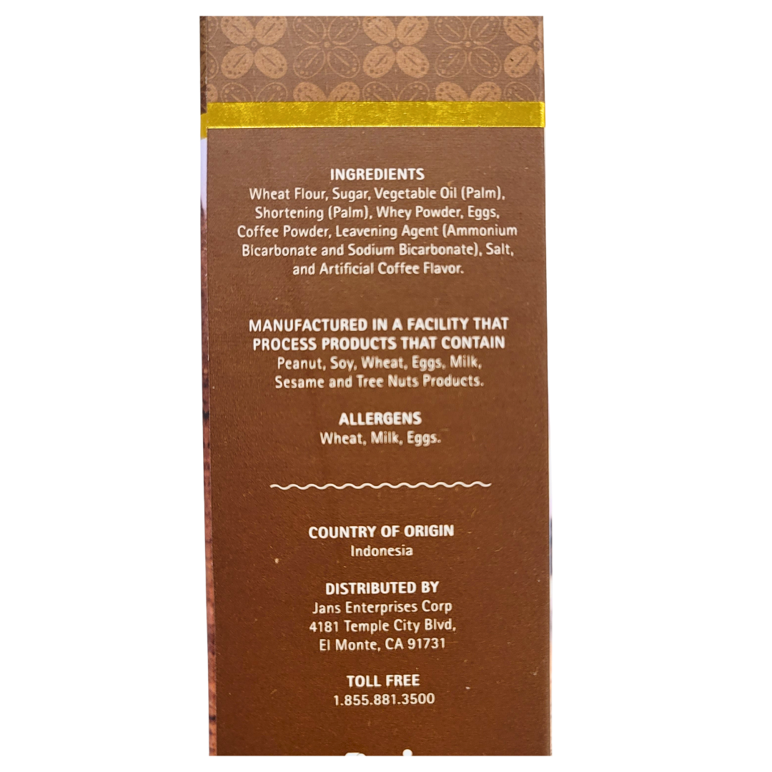 Jans Tradition Cookie Thins - Coffee Flavor 4.23 Oz – Aneka Market