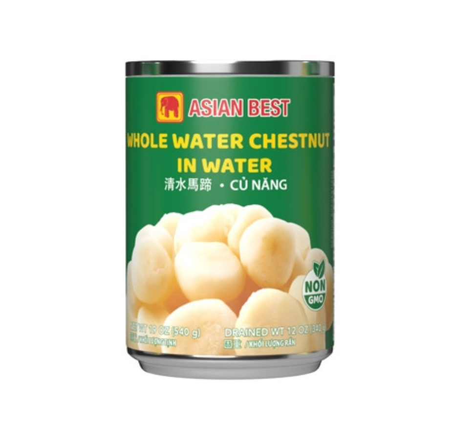 Asian Best Water Chestnut Whole 19 oz – Aneka Market