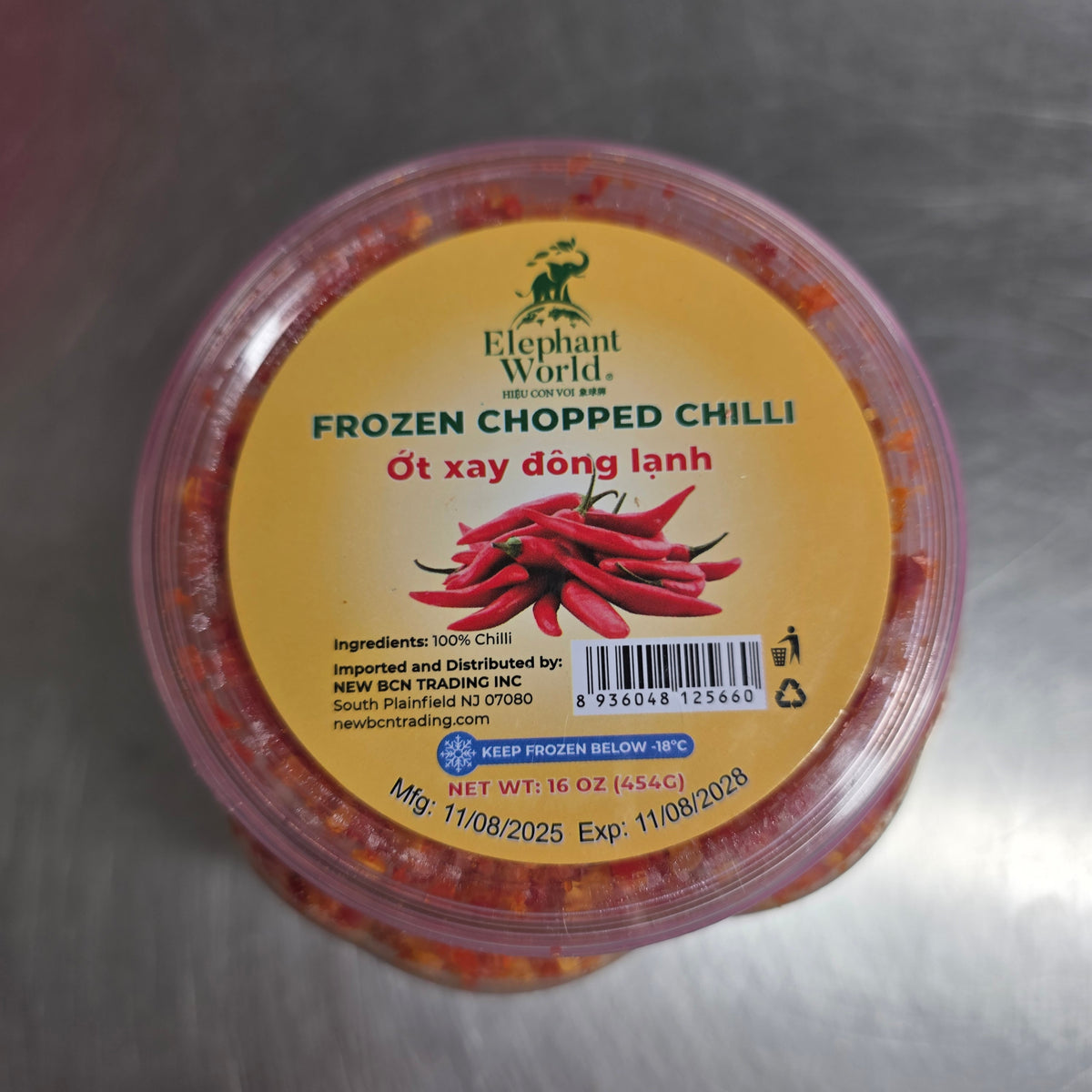 Elephant World Frozen Chopped Chilli 16oz – Aneka Market