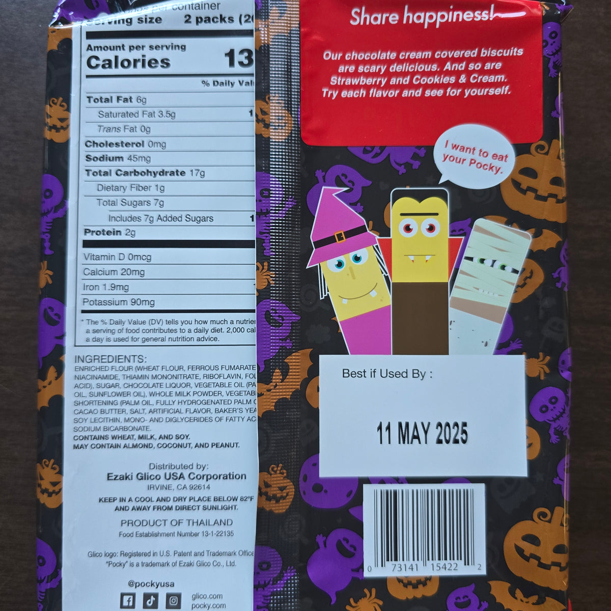 Glico Pocky Chocolate 9 Packs 117g Halloween Pockula – Aneka Market