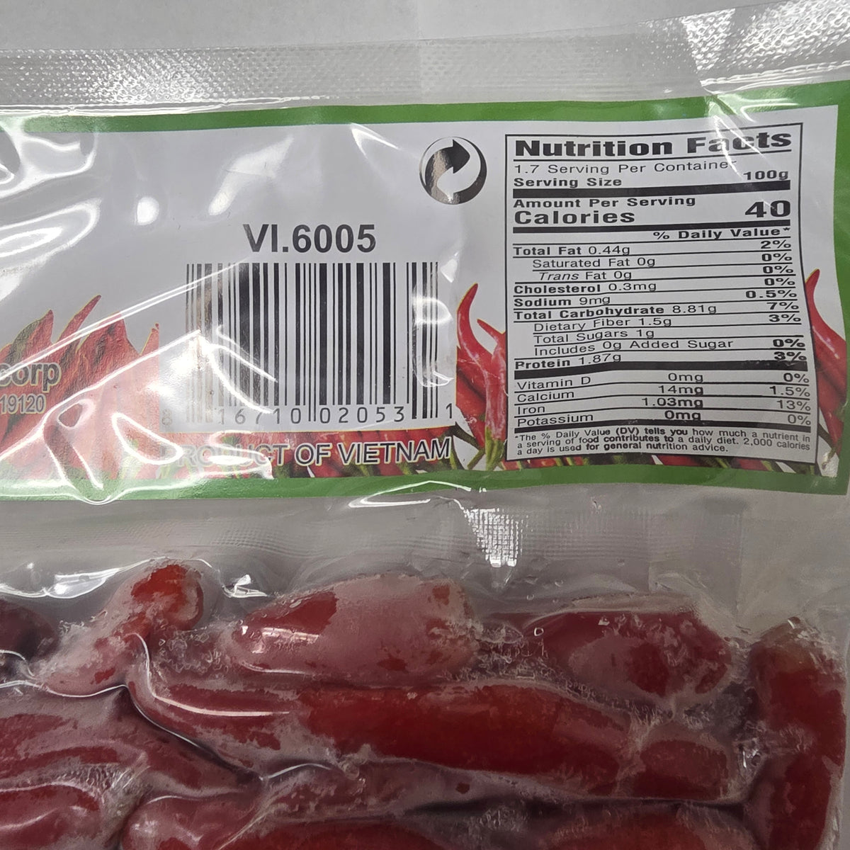 Golden Owl Frozen Fresh Small Red Chili (bag) 7 Oz – Aneka Market