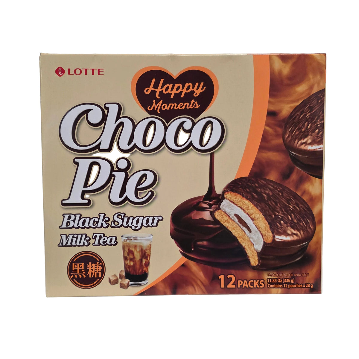 Lotte Choco Pie Black Sugar 12x28g – Aneka Market