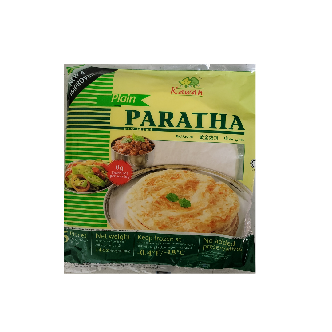 Kawan Roti Paratha Plain 5 Pcs 14 Oz (Frozen) – Aneka Market