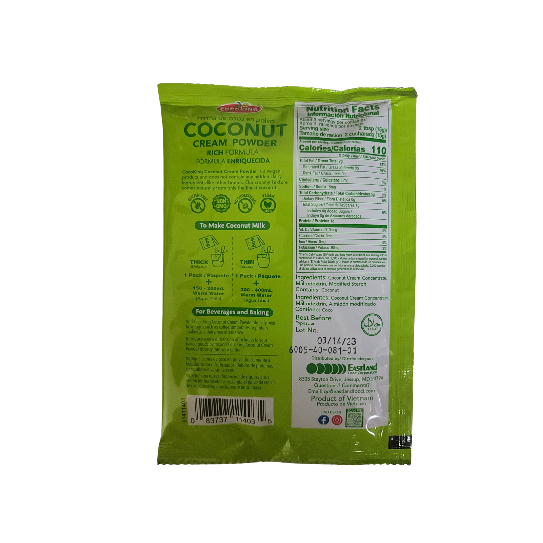 Cocoking Coconut Cream Powder Rich Formula 50 g – Aneka Market
