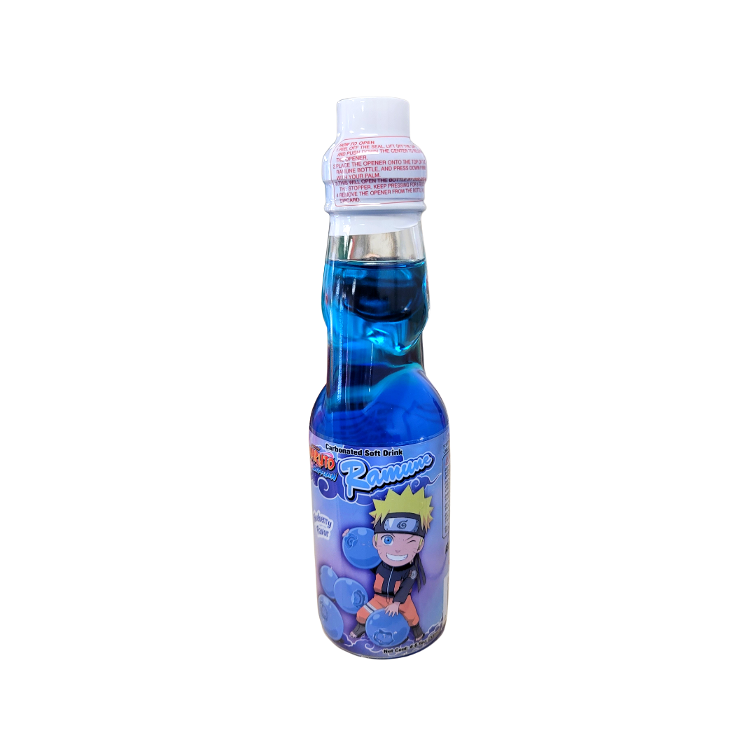 Naruto Ramune Soda Blueberry Flavor 200 ml – Aneka Market