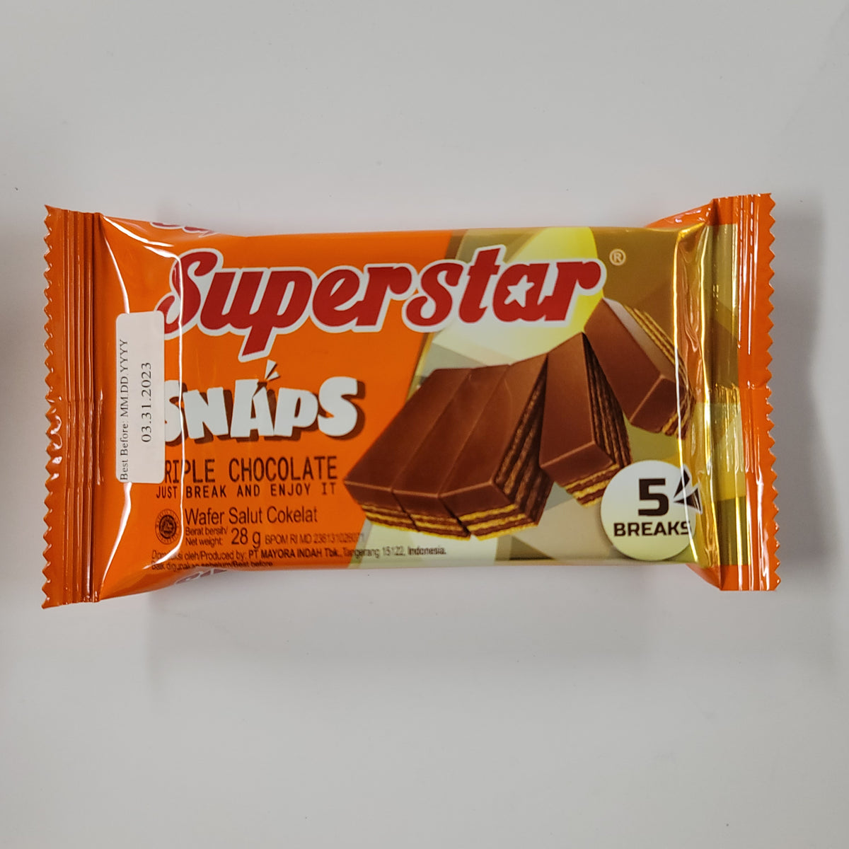 Superstar Snaps Triple Wafer Chocolate 28 g – Aneka Market
