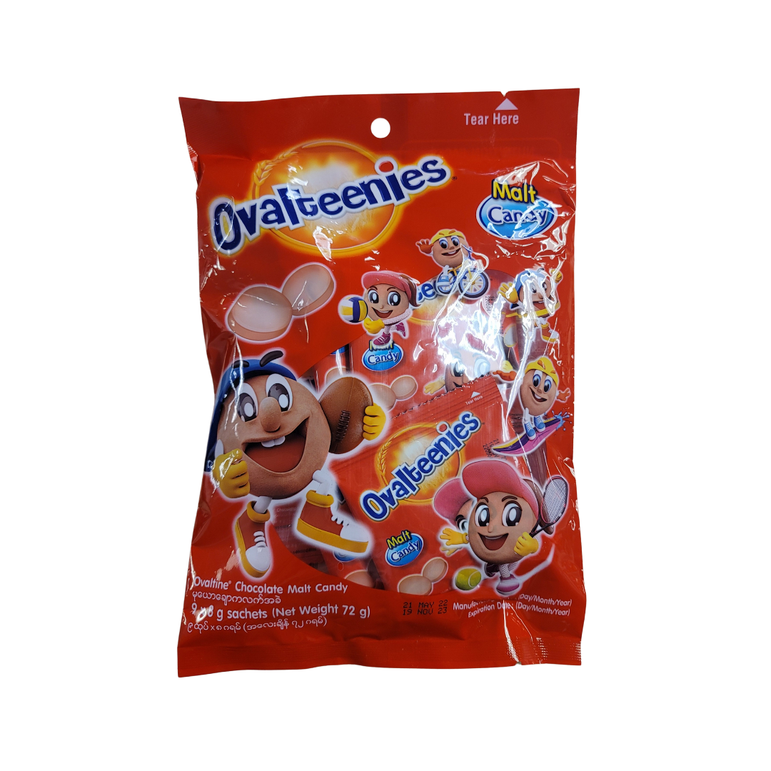 Ovalteenies Chocolate malt Candy 9 x 8g – Aneka Market