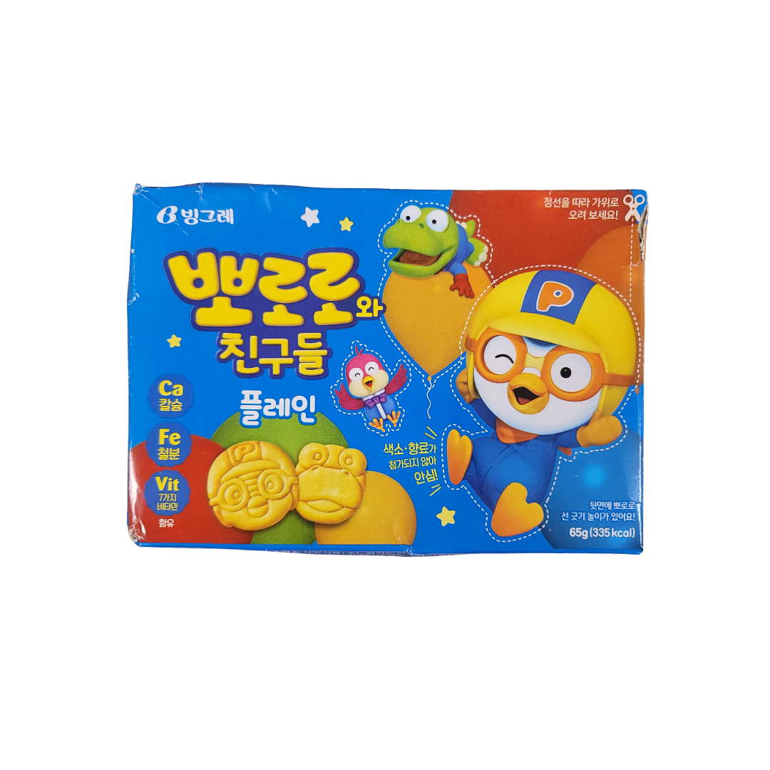 Binggrae Pororo Plain Crackers 65 g – Aneka Market